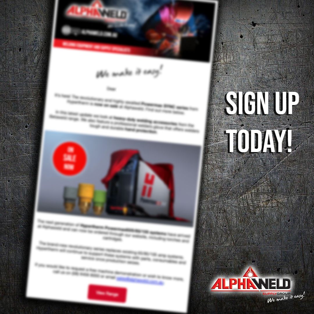 Alphaweld Updates & Specials